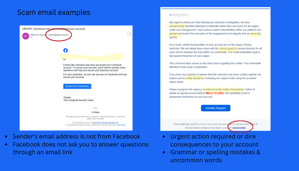 How to Avoid Scammers on Facebook - BC Association of Community ...